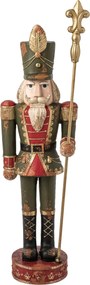 Venkovní antik vánoční dekorace louskáčka Nutcracker – 39*30*131 cm