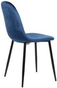 Bhm germany Jídelní židle Napier, samet, modrá