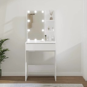 vidaXL Toaletní stolek s LED 60 x 40 x 140 cm [808832] Barva: Černá