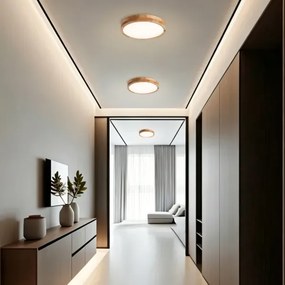 Brilagi - LED Stropní sv. WOODLINE LED/24W/230V 3000/4000/6000K dub pr. 30 cm