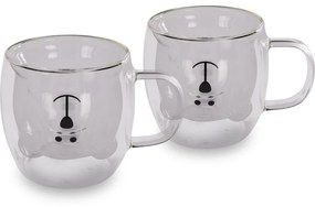 Lamart LT9125 2dílná sada sklenic Bear Vaso, 250 ml, čirá