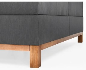 Tmavě šedá boxspring postel s úložným prostorem 180x200 cm Catania - Meise Möbel