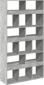 Dělicí stěna betonově šedá 100 x 33 x 187,5 cm kompozitní dřevo 3309540