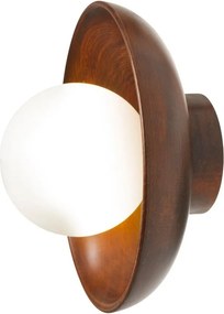 Hnědé nástěnné svítidlo ø 24 cm Elsa – Opviq lights