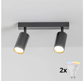 Brilagi - LED Stmívatelné bodové svítidlo SELE 2xGU10/6,5W/230V černá/zlatá