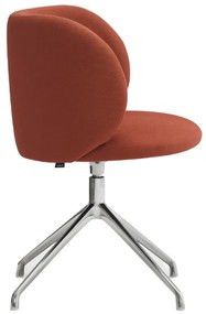 Červená čalouněná konferenční židle Teulat Mogi II.