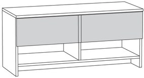 Předsíňová stěna CHILI buk/latte