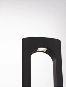 NV 9002841 Venkovní sloupkové svítidlo PORTAL černý hliník a akryl LED 13.5W 3000K 220-240V 296st. IP54 - NOVA LUCE