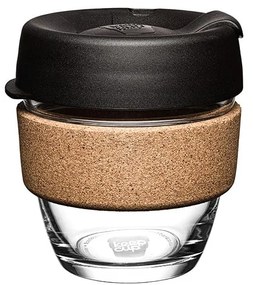 Černo-hnědý cestovní hrnek 227 ml Brew Cork Black S – KeepCup