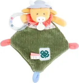 Doudou Dárková sada Plyšová kravička Aneth s chrastítkem 21 cm / od 0