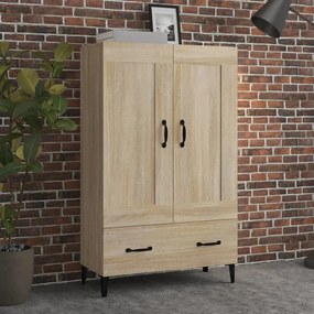 Komoda 70 X 31 X 115 Cm Kompozitní Dřevo - Betonová šedá