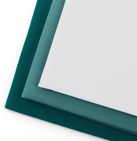 Sada kuchyňských ručníků Letty Plain - 3 ks tyrkysová