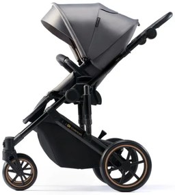 KINDERKRAFT SELECT - Kombinovaný kočárek 3v1 PRIME 2 Premium Shadow grey