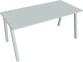 Kancelářský stůl jednací Hobis UJA 1600, deskaakát, černá černá