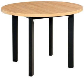 Jídelní stůl Paul Zvolte barvu horní desky: Bílý (borovice andersen), Zvolte barvu nožek: Černá