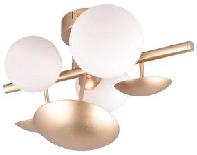 Nástěnné svítidlo ve zlato-bílé barvě Bubble – Trio Select