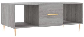 Konferenční stolek šedý sonoma 102x50x40 cm kompozitní dřevo - Default Title