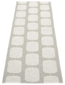 Oboustranný vinylový koberec Pappelina STEN Warm Grey/Fossil Grey velikost: 70x200cm