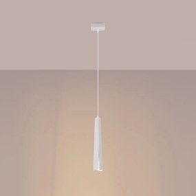 Sollux Lighting Závěsná lampa PRYSM 1 bílá