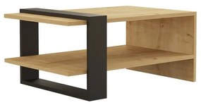 Konferenční stolek Yonca Anthracite and Sapphire Oak