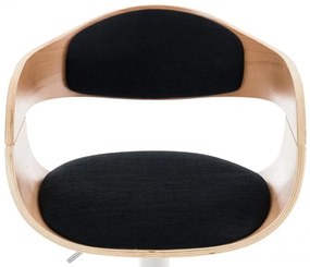 Bhm germany Barová židle Kingston, textil, přírodní / černá