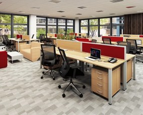 Kancelářský stůl Pro Office B 80x180 cm Barva: Buk