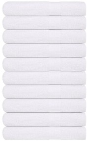 Saunové osušky FROGN 10 ks bílé 80x200 cm 360 g/m² 136663