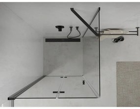 Mexen Lima sprchový kout 70x70 cm, průhledná, černá, 856-070-070-70-00