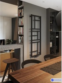 Hopa Mondrian koupelnový radiátor 400 x 832 mm středové připojení barva zlatá RADMON408084SP