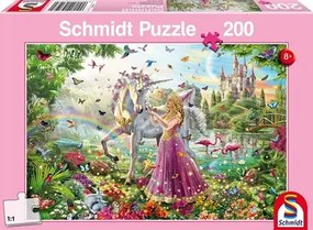 SCHMIDT Puzzle Víla v magickém lese / 200 dílků / 43,2 × 29,1 cm