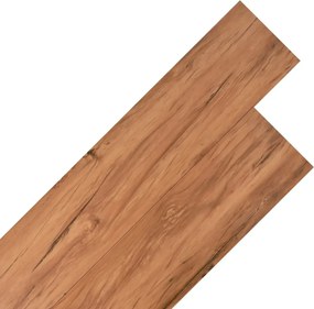 vidaXL Nesamolepicí PVC podlahová prkna 5,26 m² 2 mm [146572] Barva: pruhované dřevo