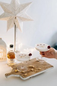Ferm Living Skleničky na šampaňské Ripple 150 ml – sada 2 ks, čirá barva, sklo