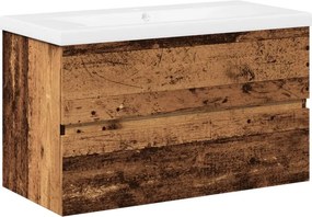 Skříňka se zápustným umyvadlem old wood 3328923