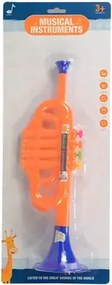 Dětská trumpeta 35 cm / Hudební hračka / plast / od 3 let