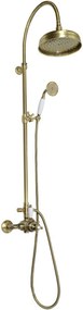 Sapho Reitano Rubinetteria Antea - Sprchový set s termostatem, 20 cm, bronz SET046
