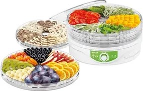 SENCOR SFD 2105WH bílá / Sušička ovoce / 250 W / Průměr síta: 33 cm /