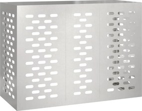 vidaXL Ochrana klimatizace Stříbrná 110 x 50 x 80 cm [865908]