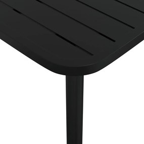 Zahradní stolek antracitový 80 x 80 x 71 cm ocel - Default Title