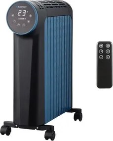 BLAUPUNKT HOR811 modro-černá / olejový radiátor / 2500W / Tuya / LED d