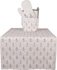 Béžová chňapka s králíčkem Bunny Buddies - 18*30 cm