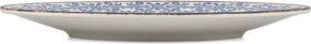 Bílý/modrý porcelánový talíř ø 25 cm Azul – BonBistro