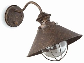 Nástěnná lampa faro 71110 - venkovní nástěnné svítidlo nautica 1xe27/11w/230v