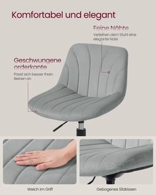 Otočná židle LJB160GD01 šedá