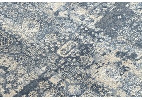 Vlněný kusový koberec Faris modrý 200x300cm