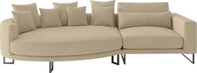 XXXLutz POHOVKA BIG SOFA, textil, béžová Livetastic - Pohovky - 001968009101
