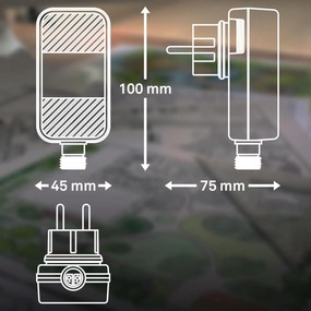 BRI 3924015 CONNECT TO SHINE 24W 12V trafo pro prodloužení od 3 sad, IP67 - BRILONER