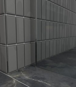 Erga Paris, sprchová zástěna Walk-In 30x200 cm, 8mm šedé sklo, chromový profil, ERG-V02-PARIS-030x200-GR-CR