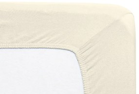 Florella Prostěradlo Avance Jersey 45 Ivory, 90-100x200 cm