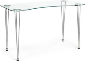 Pracovní stůl se skleněnou deskou 60x120 cm Rondo – Bizzotto