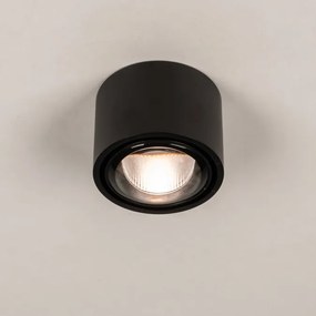 Stropní koupelnové LED svítidlo Focus Black IP54